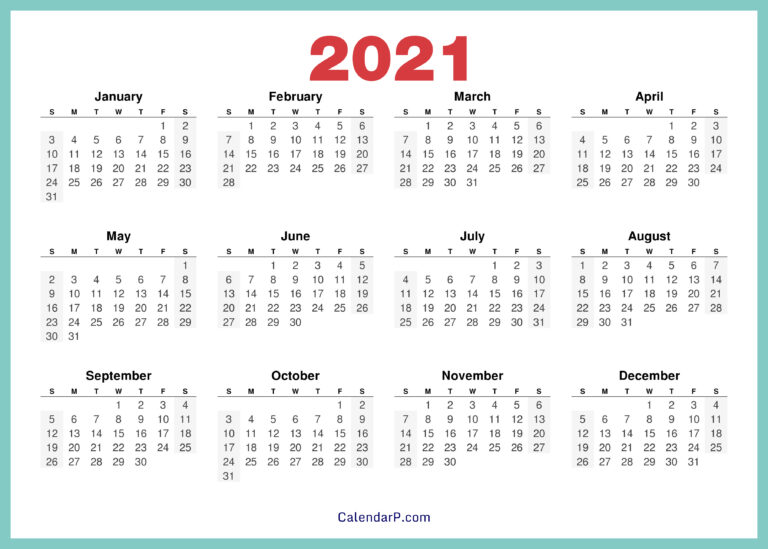 CalendarP | Printables – Calendars, Cards, Graphics & More